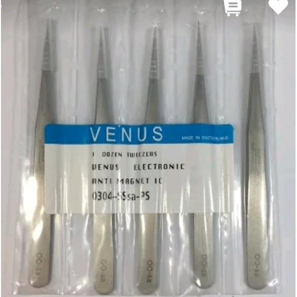 Jual Pinset Lurus Venus Original Cocok Untuk IC Anti Magnet | Shopee ...