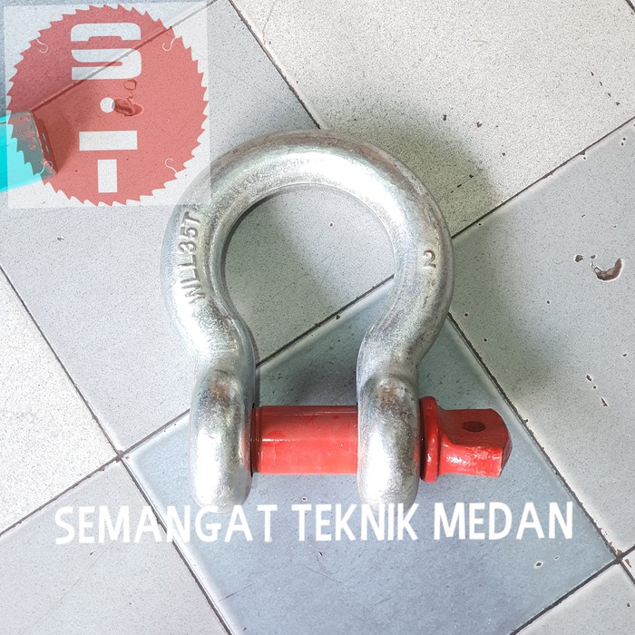 Jual 35T BOW SHACKLE SEKEL SEGEL OMEGA 35 TON 2" 2 " INCH | Shopee ...