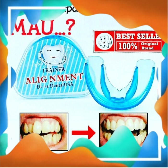 Jual TEETH TRAINER ALIGNMENT / BEHEL GIGI PLASTIK | Shopee Indonesia