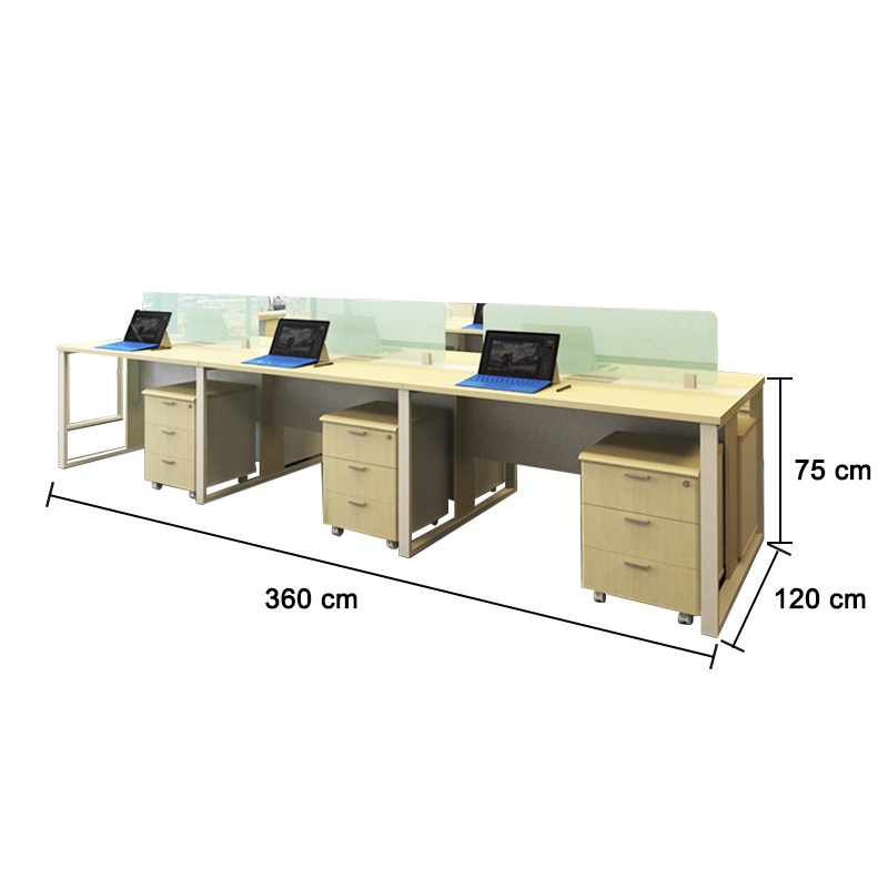 Jual FUNIKA - Office Desk UOD 7033 Meja Belajar Minimalis / Meja Kantor ...