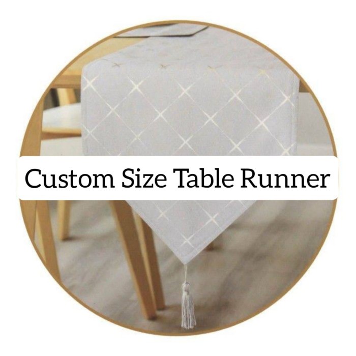 Jual Custom Size Table Runner | Shopee Indonesia