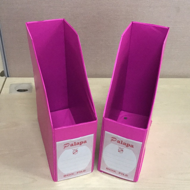 Jual Box File PALAPA Jumbo + Kancing ( Pink ) | Shopee Indonesia