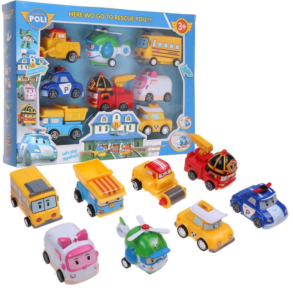 Jual Mainan Mobil Mobilan Anak Diecast Robocar Poli Set 8 Pcs | Shopee ...