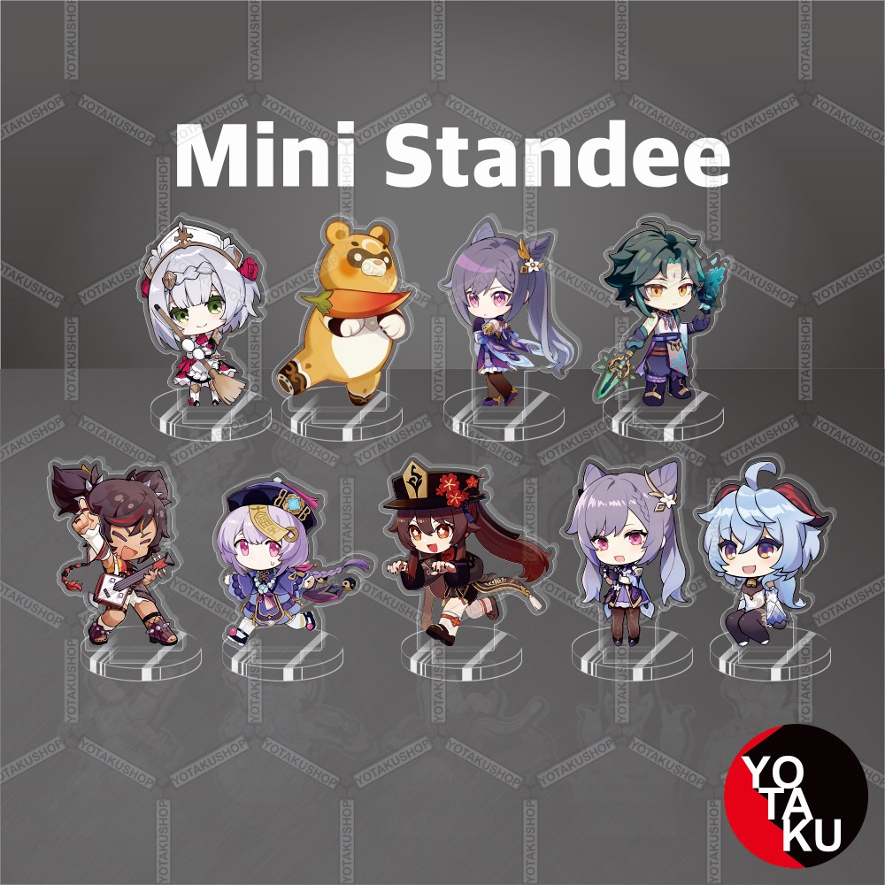 Jual Mini Standee Figure Anime Akrilik Genshin Impact MST128 Seri 6 ...