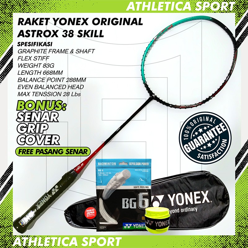 Jual RAKET BADMINTON YONEX ASTROX 38S ORIGINAL | Shopee Indonesia