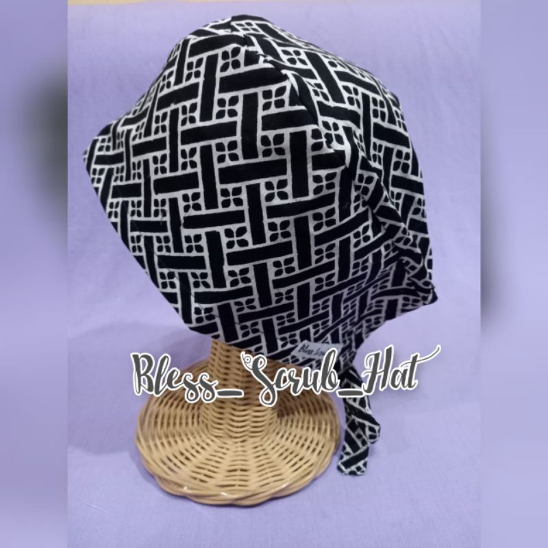 Jual Topi Bedah / Nurse Cap/ Sugical cap/ Topi Motif/Batik | Shopee ...