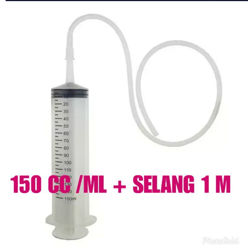 Jual spet lolohan besar syringe spuit tabung suntikan kapasitas 150Ml ...