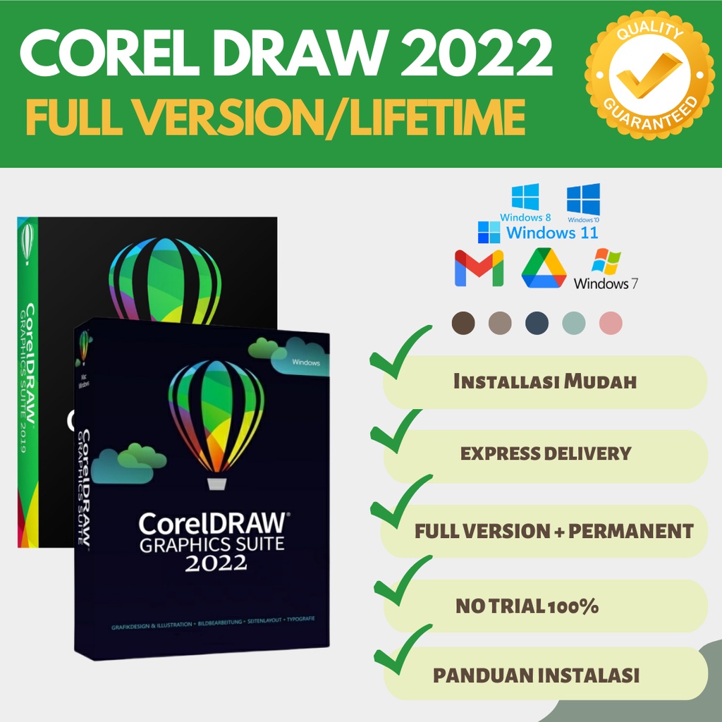 Jual COREL DRAW 2022 LIFETIME/COREL DRAW TERBARU/COREL DRAW PERMANEN/COREL DRAW NO TRIAL/COREL ...