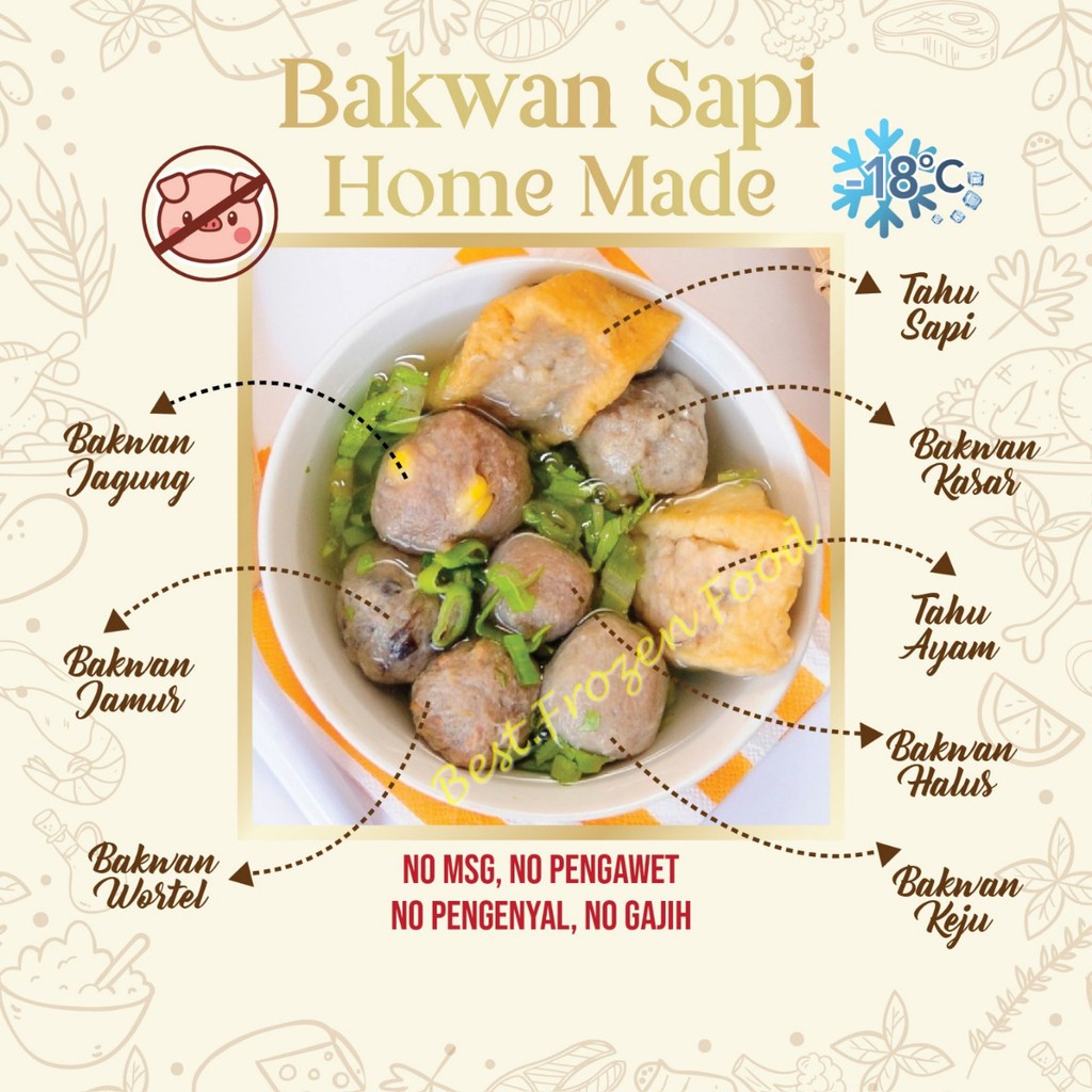 Jual Frozen Bakwan Sapi Home Made | Shopee Indonesia