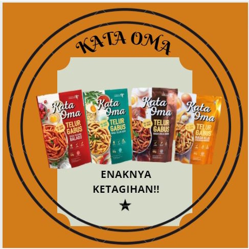 Jual Cemilan snack snak keripik Kata Oma telur telor gabus gua aren ...