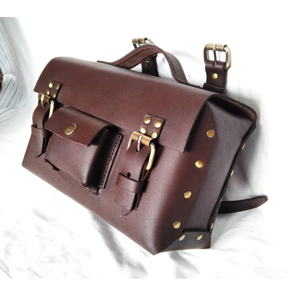 Jual TAS SEPEDA - KULIT ASLI | Shopee Indonesia