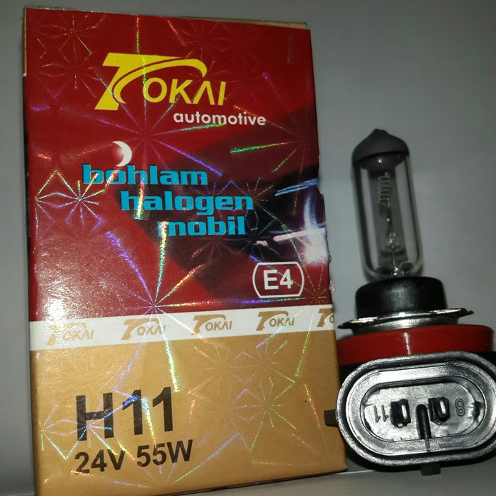 Jual Bohlam Dop Foglamp Lampu Halogen Tokai H11 24V 55W | Shopee Indonesia