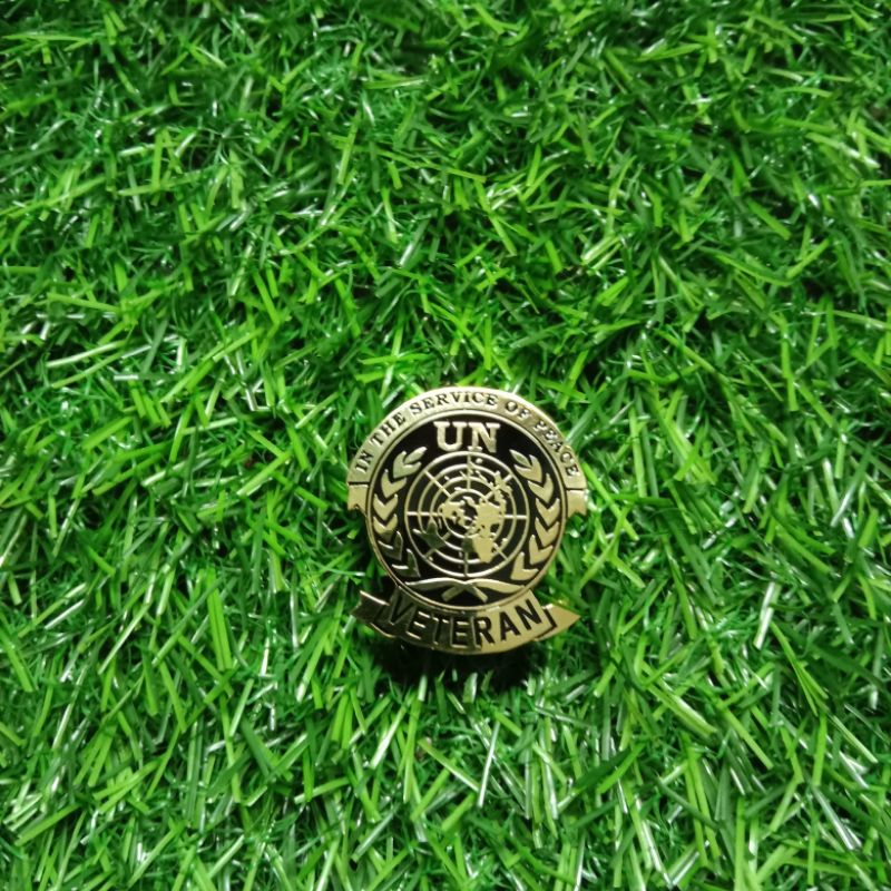 Jual BREVET UN VETERAN (bahan kuningan) | Shopee Indonesia