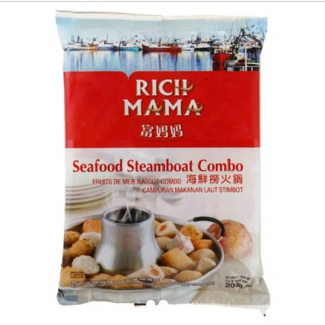 Jual Rich Mama Seafood Steamboat Combo 200gr Halal | Shopee Indonesia