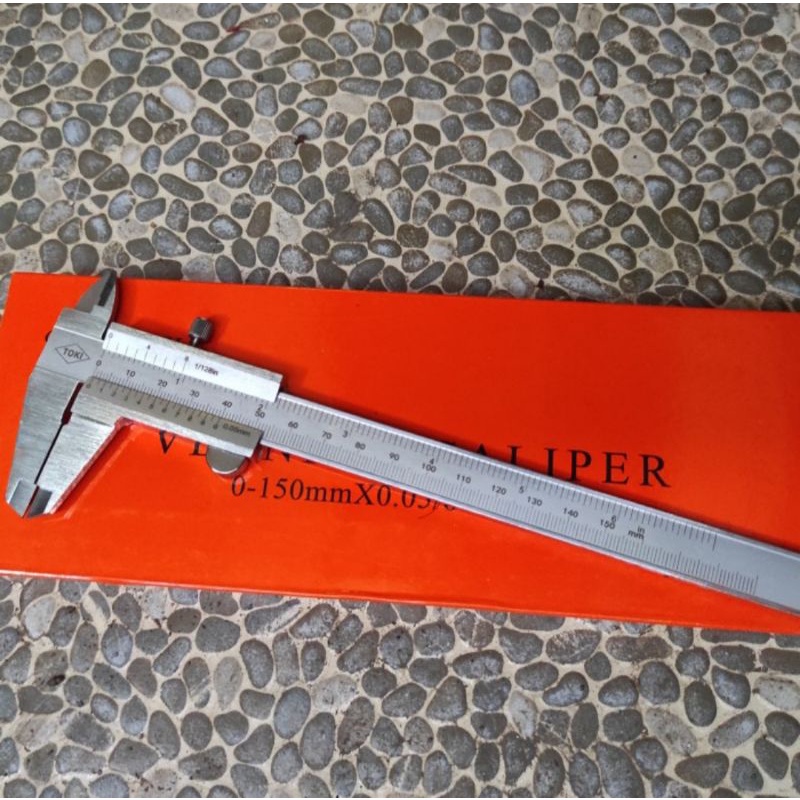 Jual sigmat manual vernier caliper 6 inch 0.05 merk TOKI made in japan | Shopee Indonesia