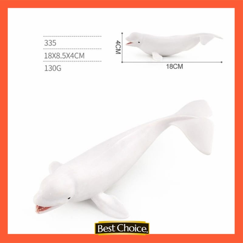 Jual mainan ikan paus/ figure whale - H. beluga whale | Shopee Indonesia