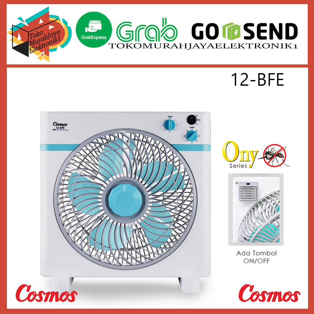 Jual Kipas Angin Box Fan Cosmos 12BFE ONY 12inch Timer (Free Buble Warp ...