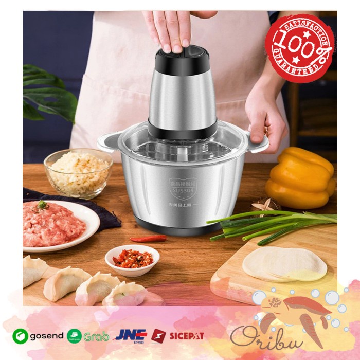 Jual BLENDER ELEKTRIK STAINLESS STEEL CHOPPER PENGGILING DAGING MEAT ...