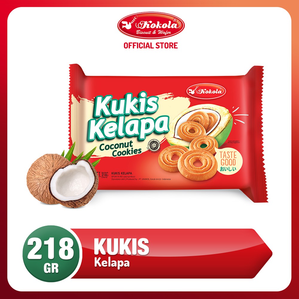 Jual Kokola Kukis Coconut 218gr | Shopee Indonesia