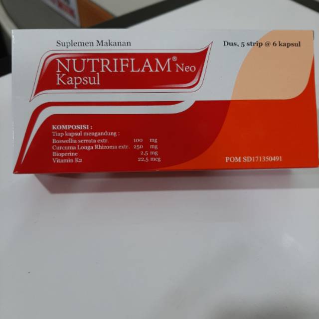 Jual NUTRIFLAM NEO BOX ISI 30 KAPSUL | Shopee Indonesia