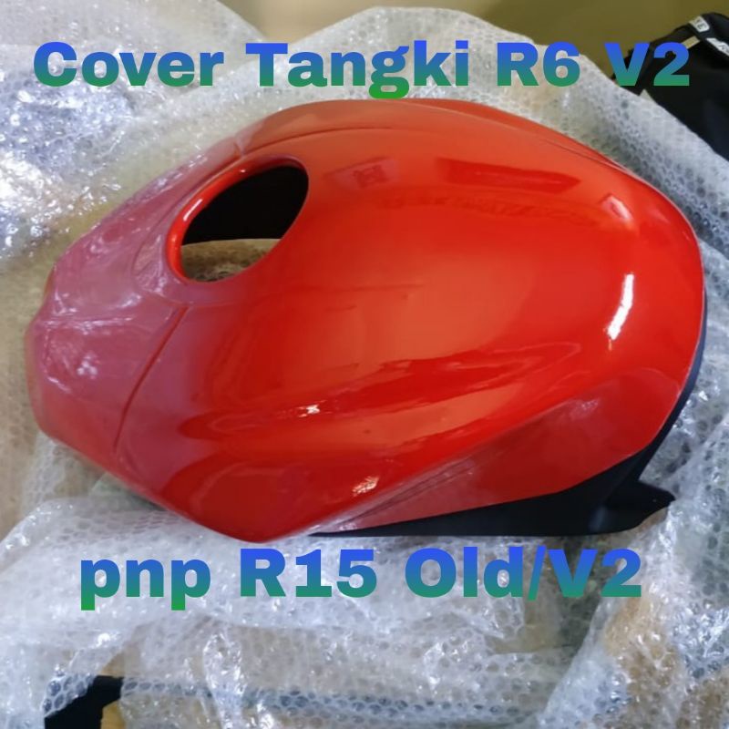 Jual Cover Tangki Yamaha R15 V1/V2 Model R6 V2 | Shopee Indonesia