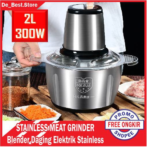 Jual Blender Daging Elektrik Stainless 304 - Stainless 304 Meat Grinder ...