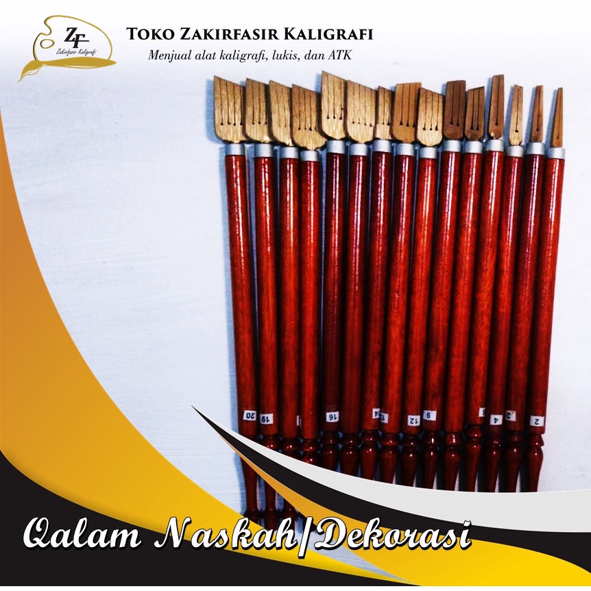 Jual QALAM DEKOR/KALAM KALIGRAFI/PENA KALIGRAFI/KALAM KHAT/PENA KHAT ...