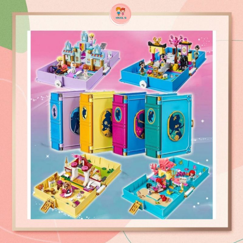Jual KRUCIL Mainan Anak Brick Mini Lego Disney Princess Frozen ...