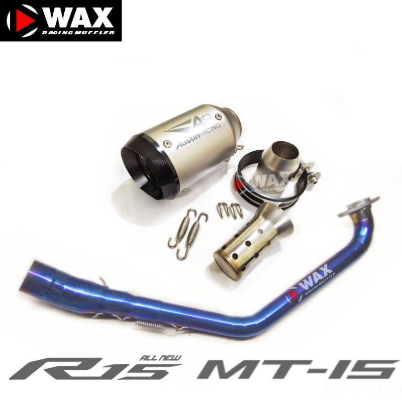 Jual KNALPOT AUSTIN RACING IMPORT FOR YAMAHA R15 R15V3 R15V4 MT15 XSR ...