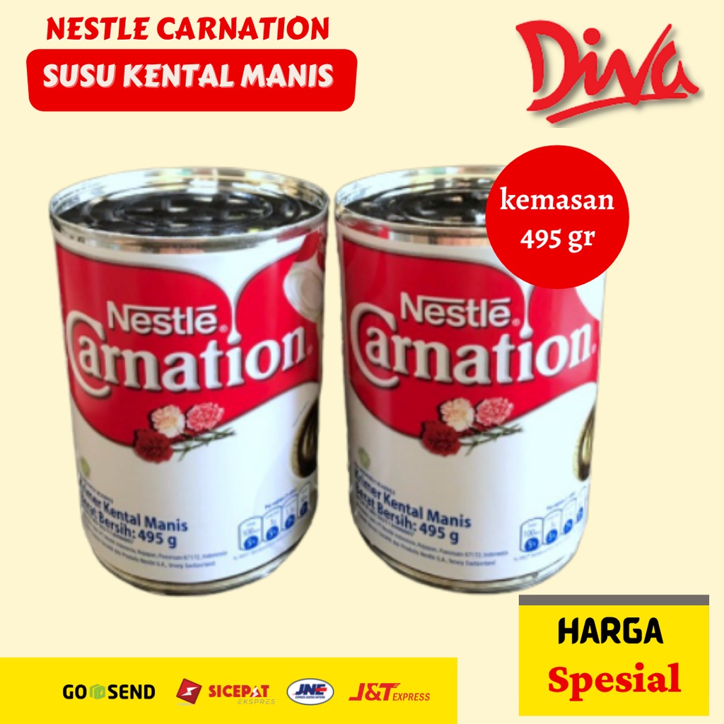 Jual Susu Krimer Kental Manis Carnation 488 gr/ SKM Carnation 488 gr ...