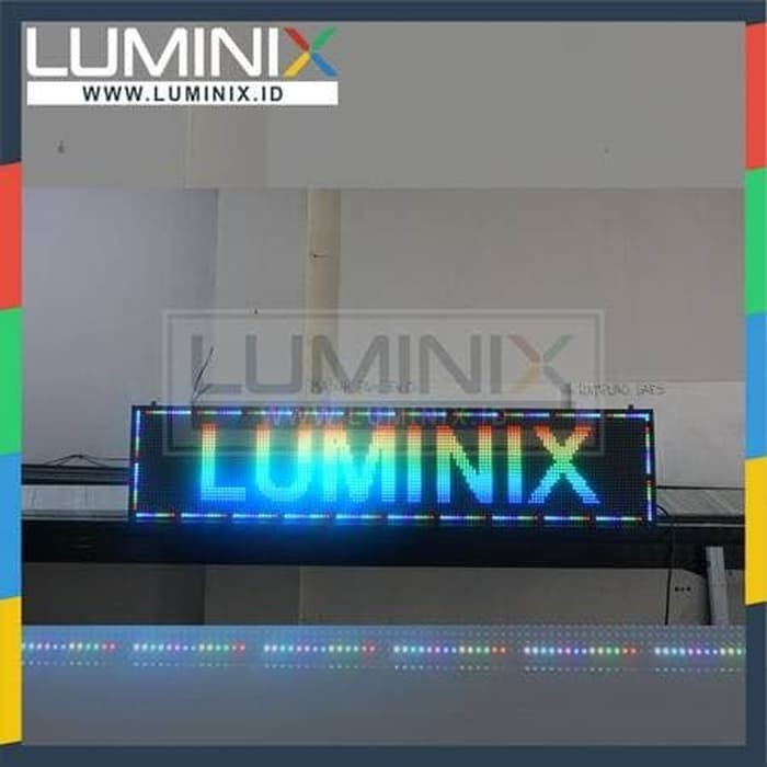 Jual Running Text P10 Rgb Full Color 36x165Cm Wifi Outdoor | Shopee ...