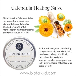 Jual Bio Talk BPOM Calendula Healing SALVE untuk eczema & kulit kering ...