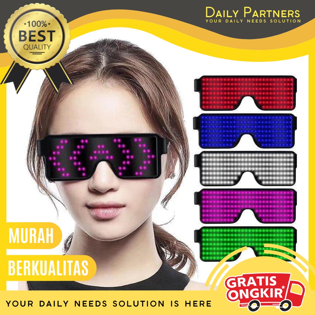 Jual Kacamata Led Virtual Fashion | Shopee Indonesia