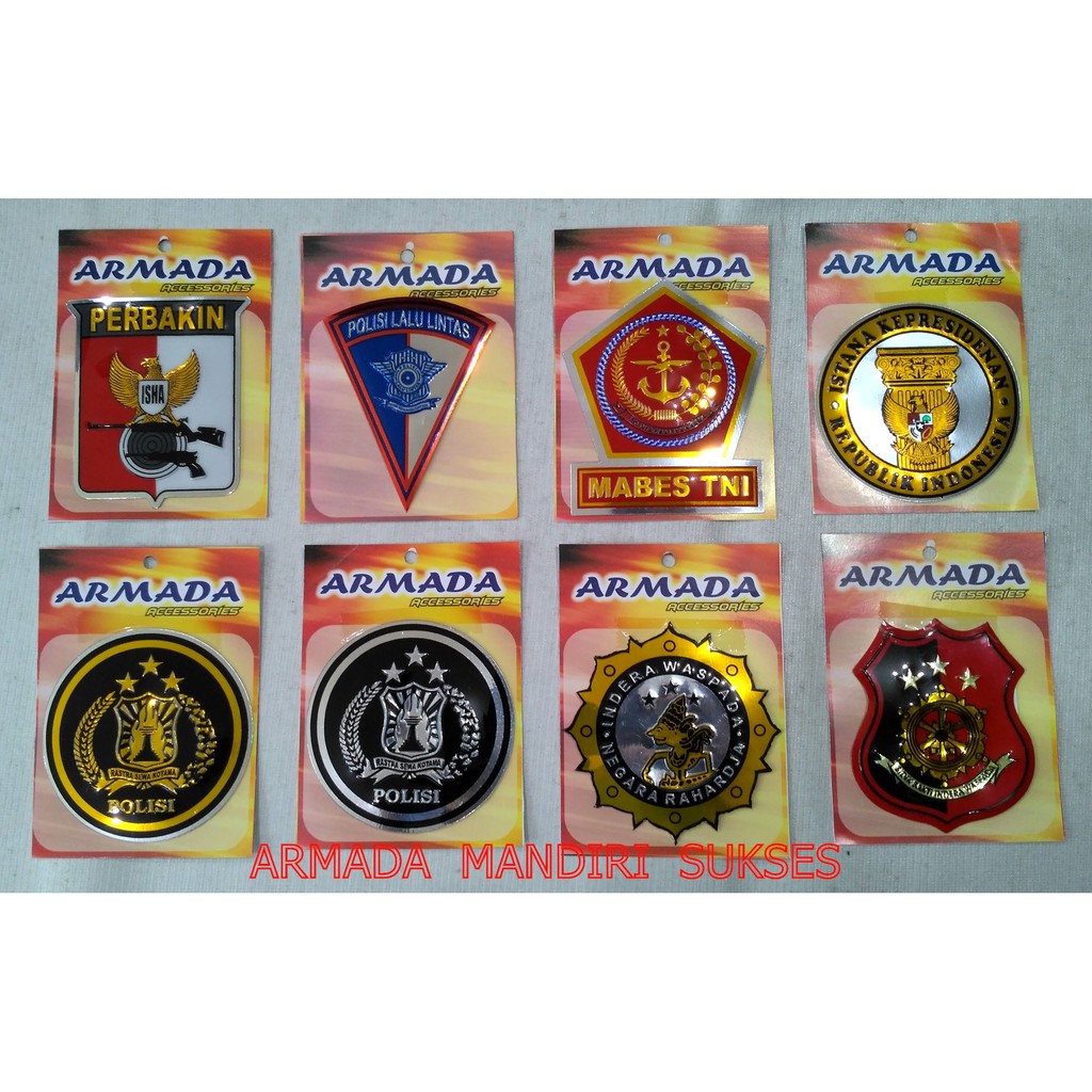 Jual Sticker PVC Logo Kesatuan - Stiker Emblem PVC Logo Kesatuan ...