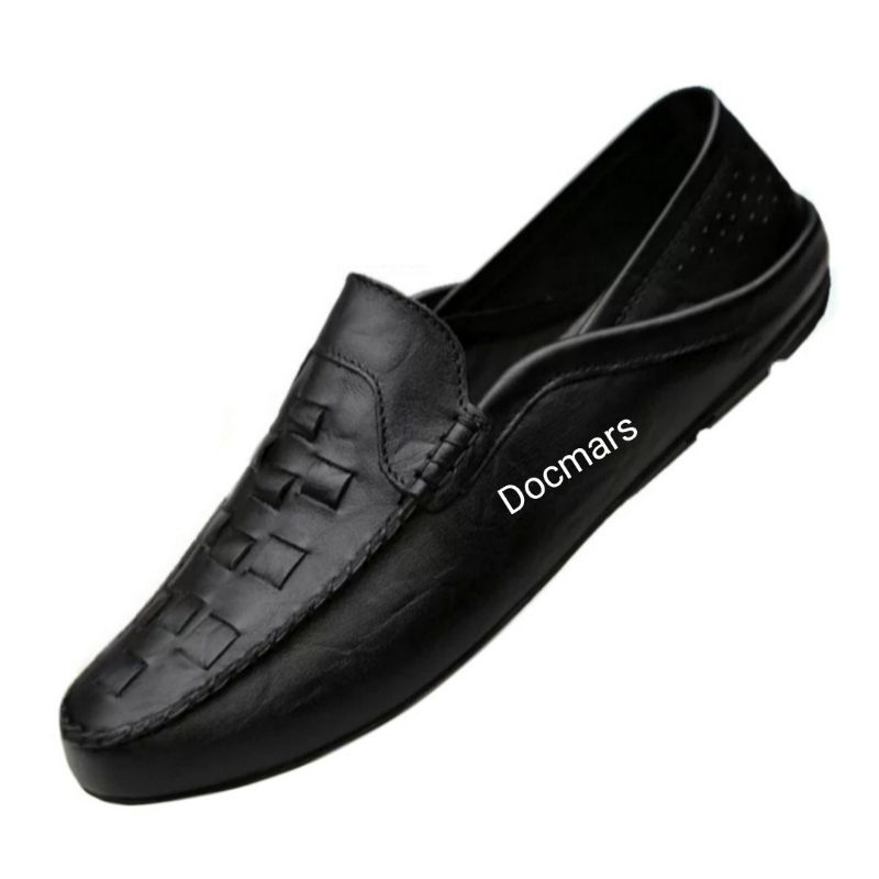Jual Temukan Terbaru Sepatu Pansus Pria Slip On Kulit Asli Mocasin Slip ...