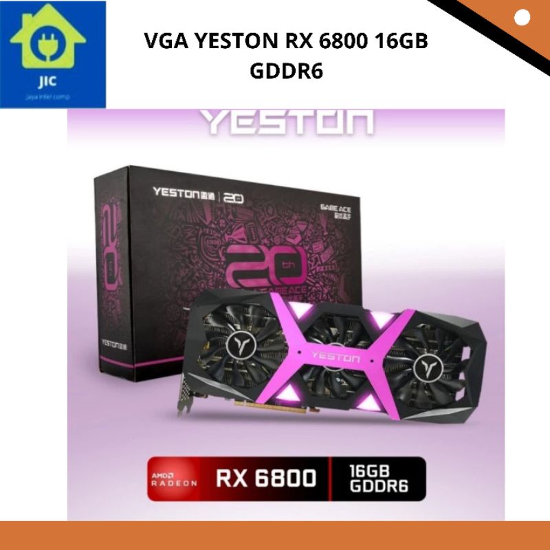 Jual VGA YESTON RX 6800 16GB GDDR6 | Shopee Indonesia
