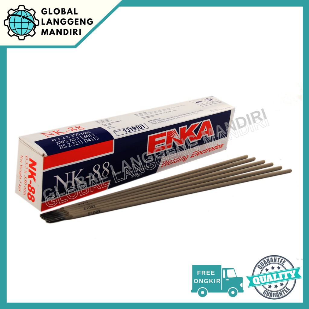 Jual Kawat Las ENKA NK88 3.2MM (5KG) / NK 88 3,2 MM NIKKOSTEEL | Shopee Indonesia
