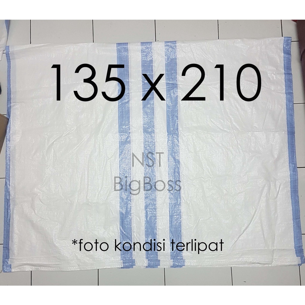 Jual Karung Plastik Polyester Baru 135x210 cm Buat Packing Putih Kargo ...
