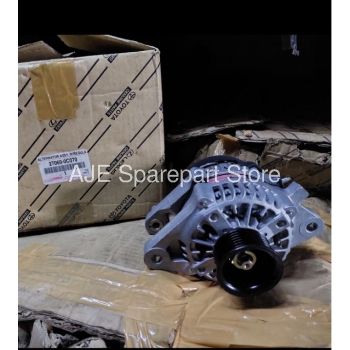 Jual Alternator Dinamo Ampere Fortuner Innova Hilux Bensin 27060-0C070 ...