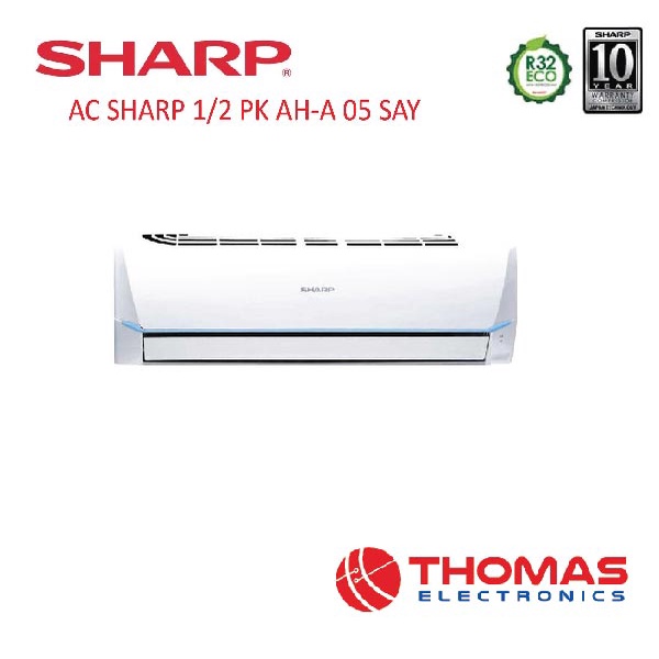 Jual AC SHARP 1/2 PK AH-A 05 SAY R32 0.5 PK GARANSI RESMI | Shopee ...