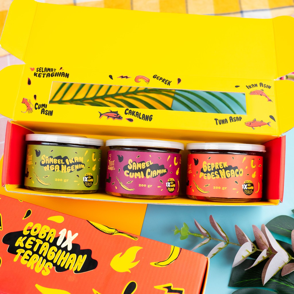 Jual promo Eat Sambel - Set Sambel 3 varian Sambel Geprek Sambal Cumi ... Jual promo Eat Sambel - Set Sambel 3 varian Sambel Geprek Sambal Cumi ...