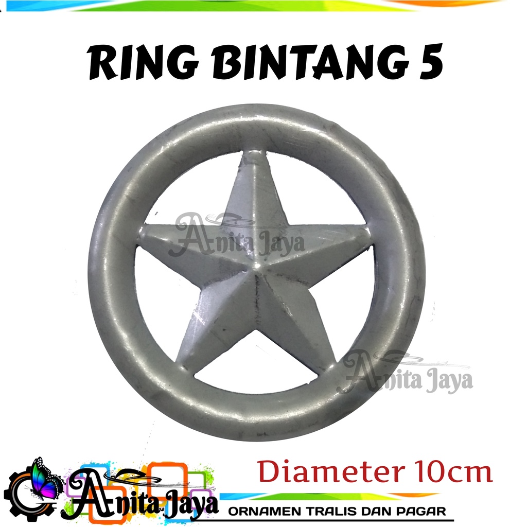 Jual ring bintang 5 ornamen pintu pagar dan tralis | Shopee Indonesia