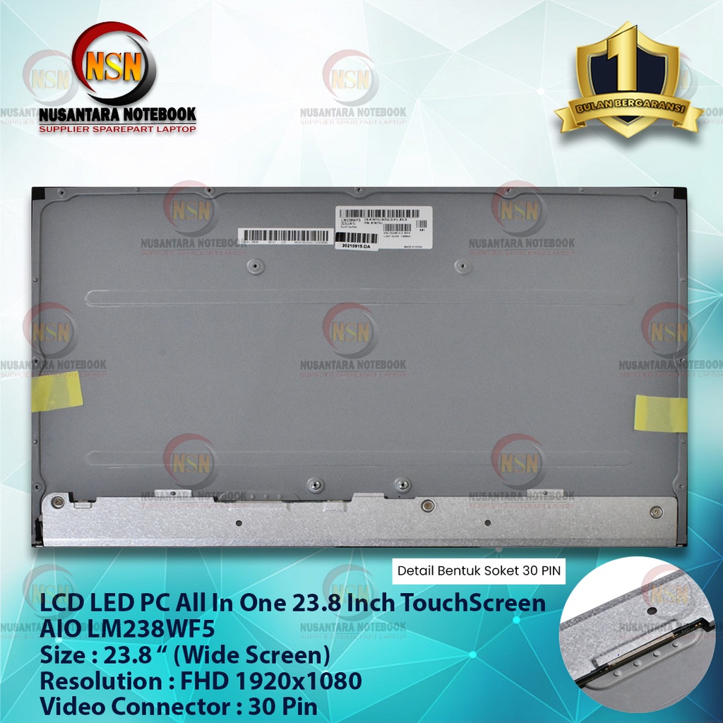 Jual LCD LED Panel Screen PC All In One 23.8 Inch AIO LM238WF5 Touchscreen | Shopee Indonesia