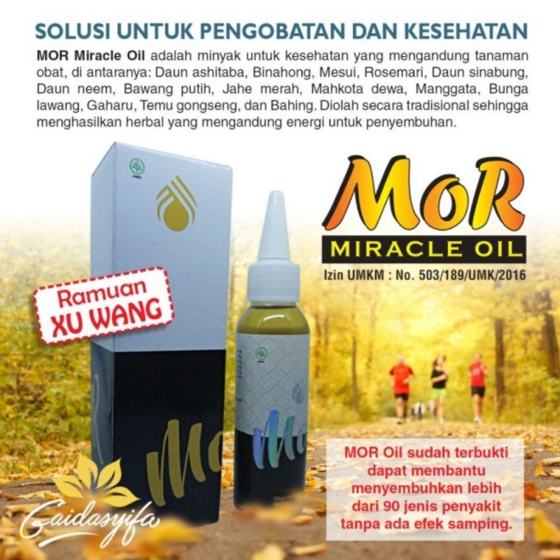 Jual Minyak MOR Miracle Oil 100 ml | Shopee Indonesia