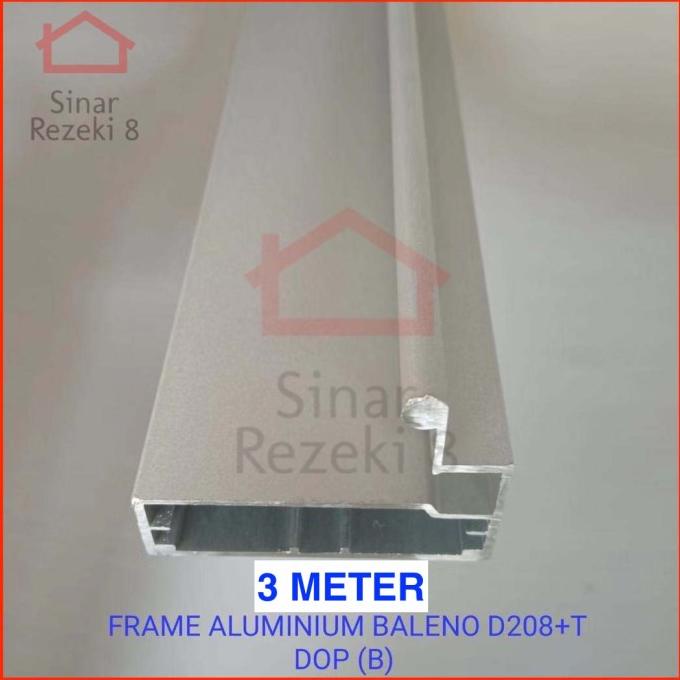 Jual Frame Aluminium Handle Kaca Pintu Lemari Profil Lis Bingkai Fhd ...