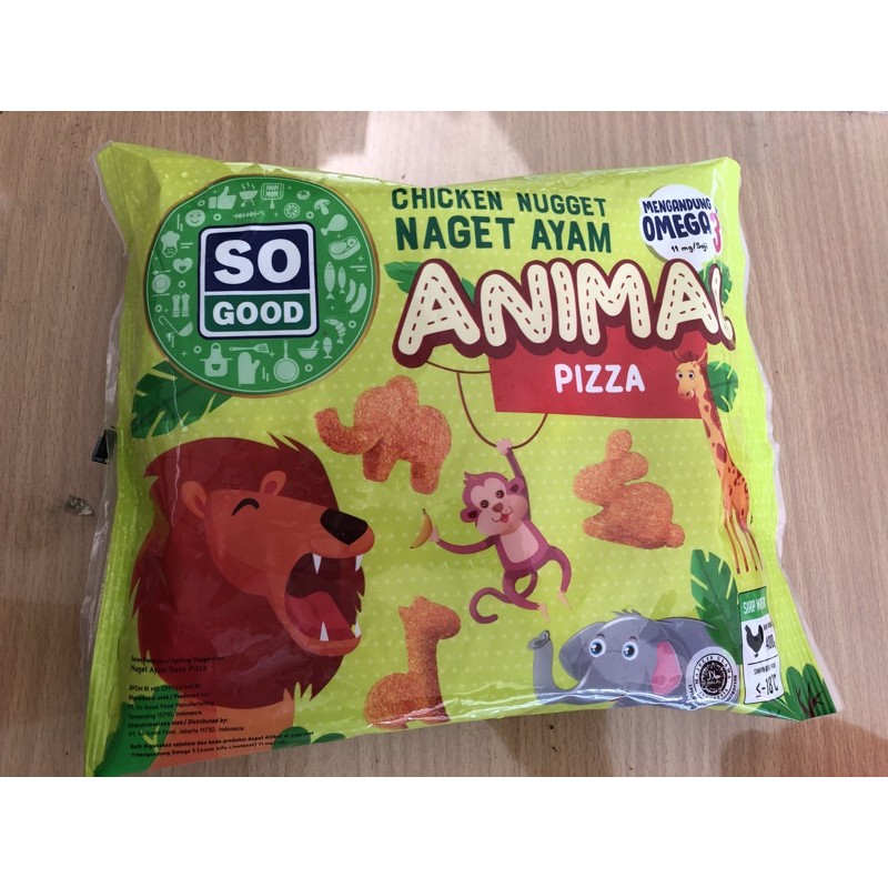 Jual SO GOOD CHICKEN NUGGET ANIMAL 400 GR | Shopee Indonesia