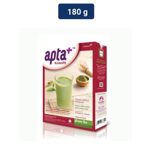 Jual Apta+ Susu Kolesfit Green Tea 180 gr | Shopee Indonesia