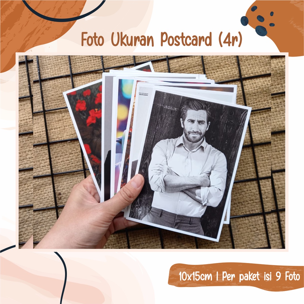 Jual CETAK FOTO UKURAN POSTCARD / 4R (10 cm x 15 cm) | Shopee Indonesia