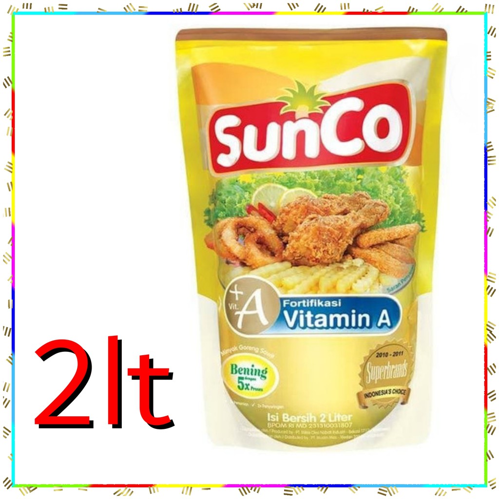 Jual 2lt SUNCO minyak goreng Premium Cooking Oil Pouch 2L | Shopee ...