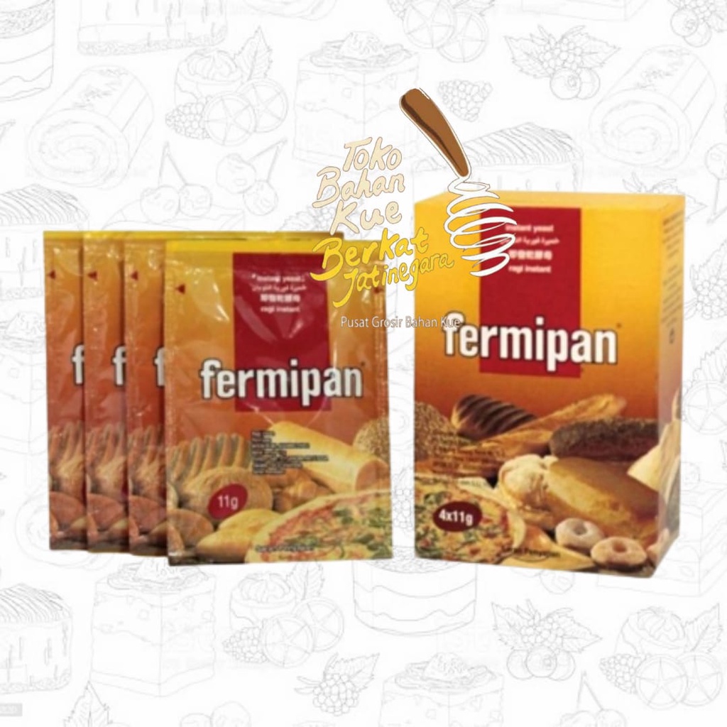 Jual RAGI FERMIPAN 11 GR / INSTANT DRY YEAST / RAGI KERING SACHET ...